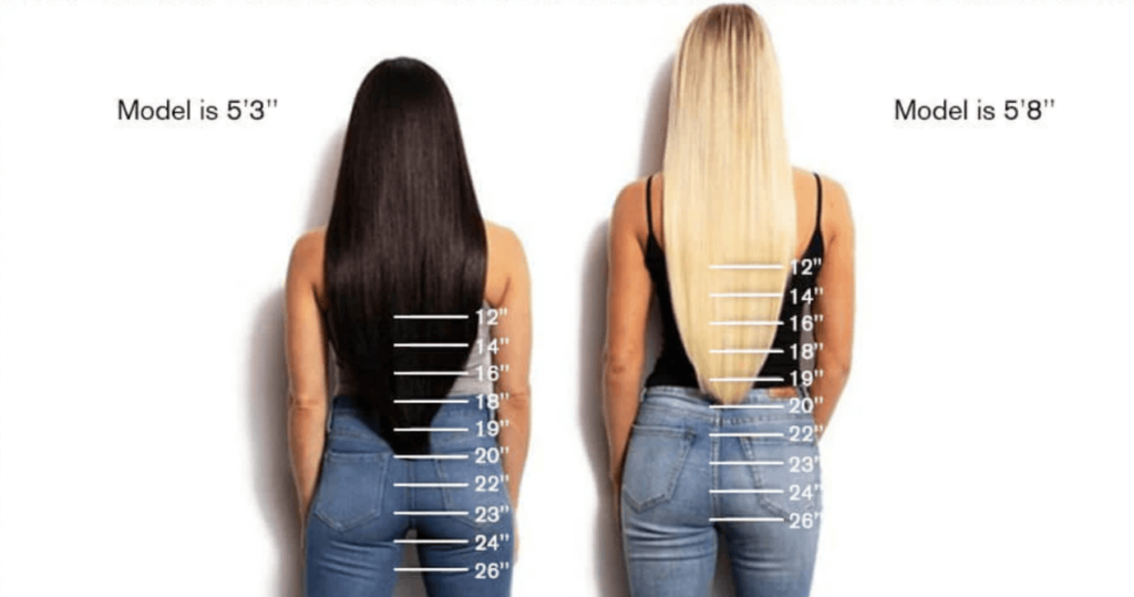 HOW TO CHOOSE THE RIGHT HAIR EXTENSIONS LENGTHS